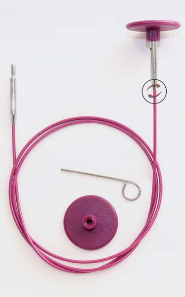 KNITPRO SWIVELLING INTERCHANGABLE NEEDLE CABLE – Kapiti Knitting and Lotto